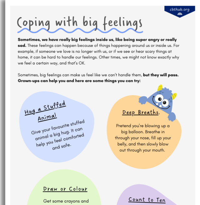 CBT Worksheets for Children | Trusted Therapy Resources
