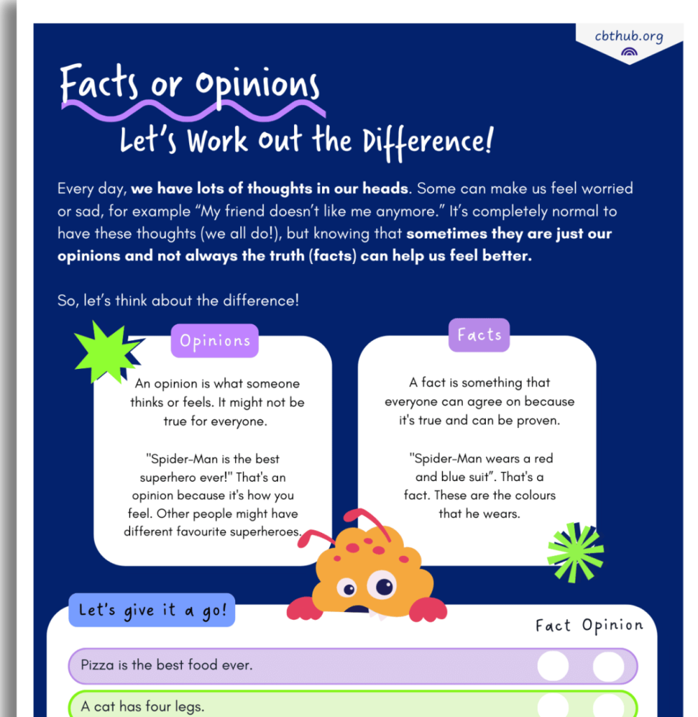 Behavioural Experiment Log | CBT Example Worksheet