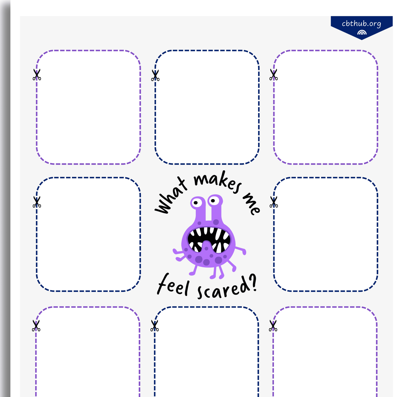 CBT Worksheets for Phobias in Children | Graded Exposure Tools