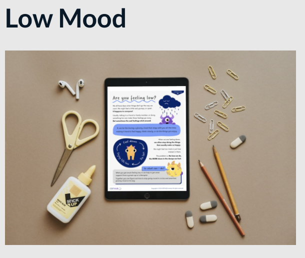 CBT Worksheets to Support Children with Low Mood | CBT HUB