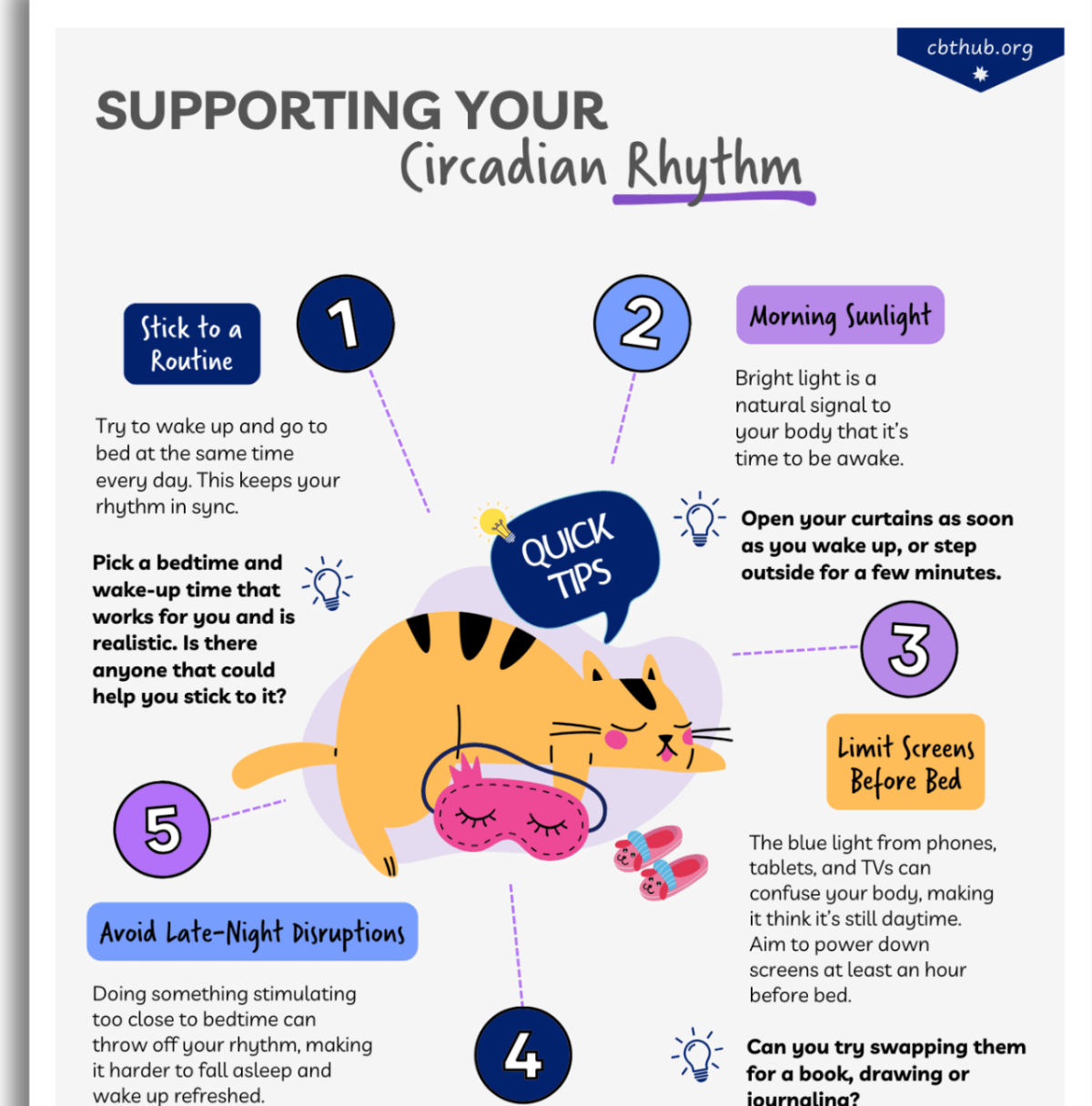 CBT Worksheets for Teen Sleep | Relaxation & Sleep Hygiene