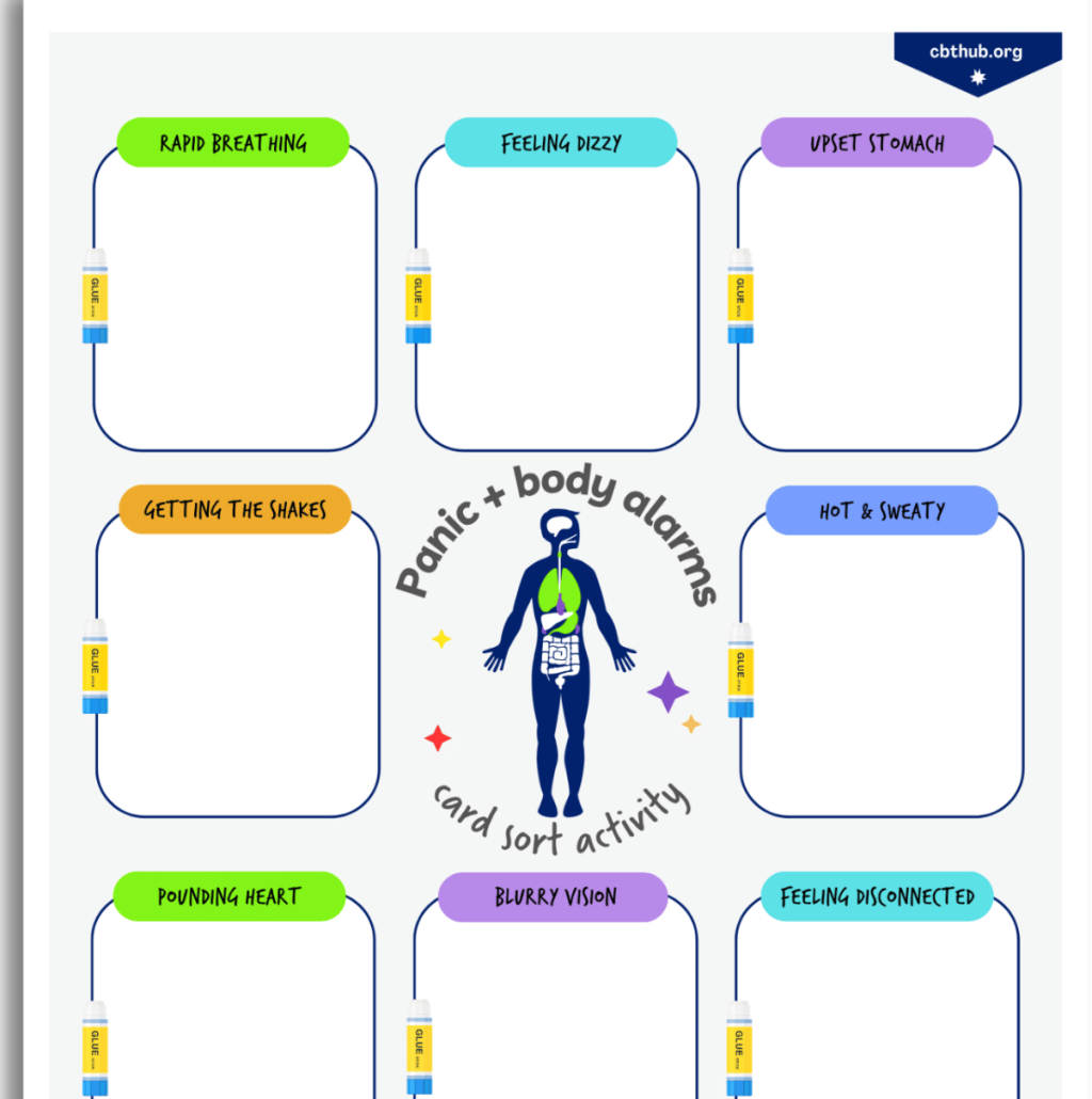 CBT Worksheets for Young People with Panic | CBT HUB
