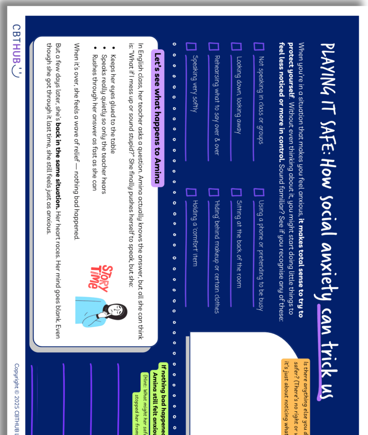 CBT Worksheets for Teenage Social Anxiety | CBT HUB